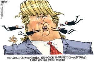 Trump Secret Service (Cartoon) - John Hawkins' Right Wing News
