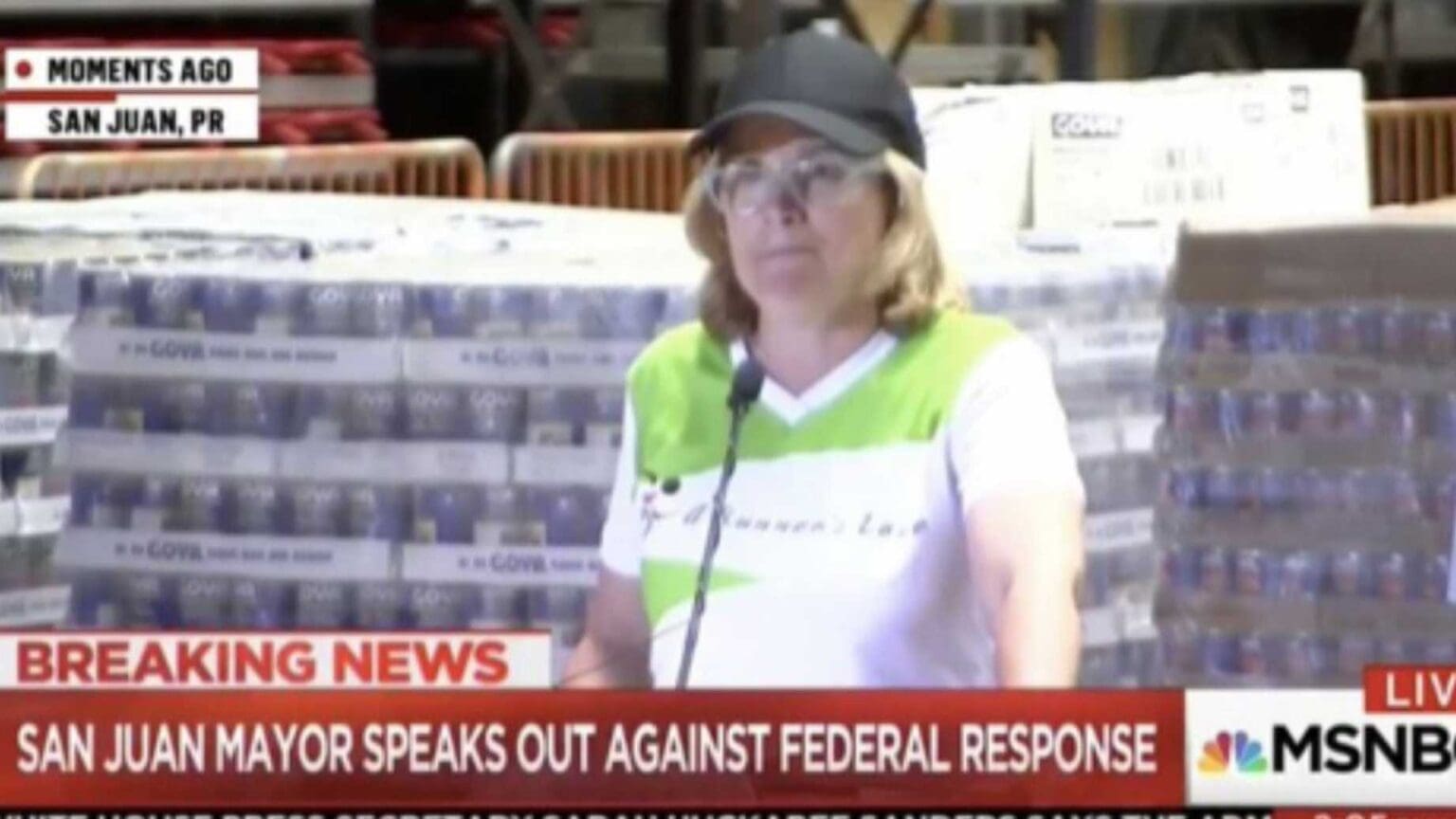 Puerto Rico Mayor Has Presser in Front of Undelivered Supplies – John ...